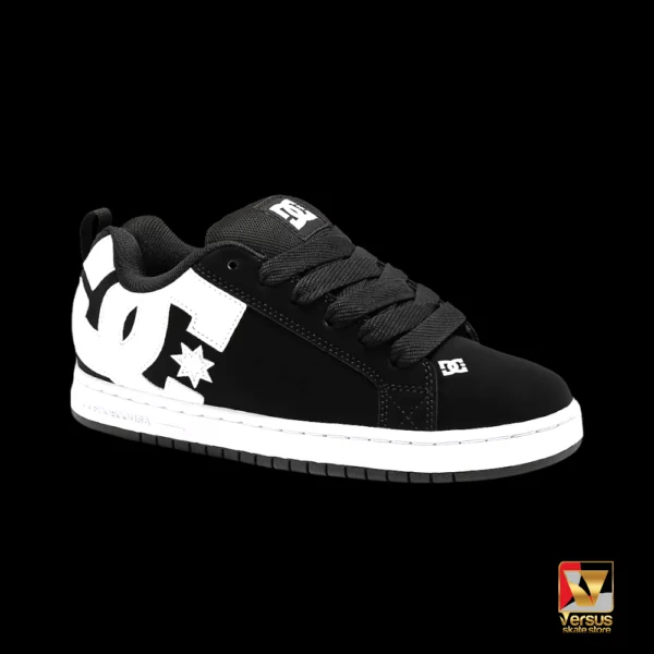 Tenis DC Court Graffik Black & White - Versus Skate Store